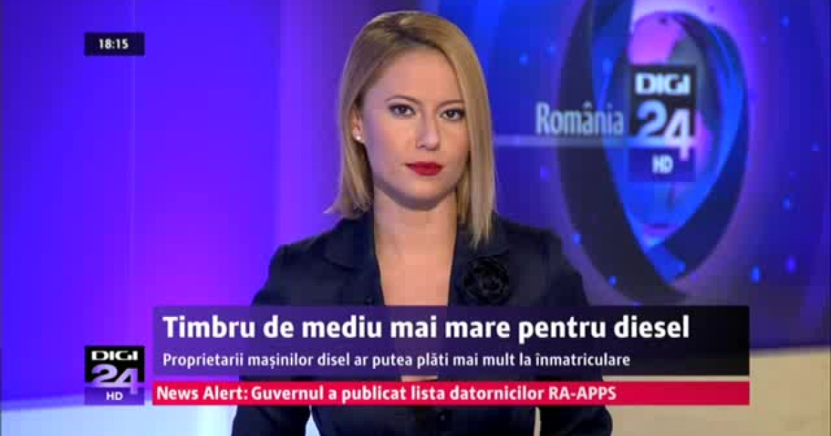 Timbrul de mediu ar putea fi mărit pentru mașinile diesel | Digi24