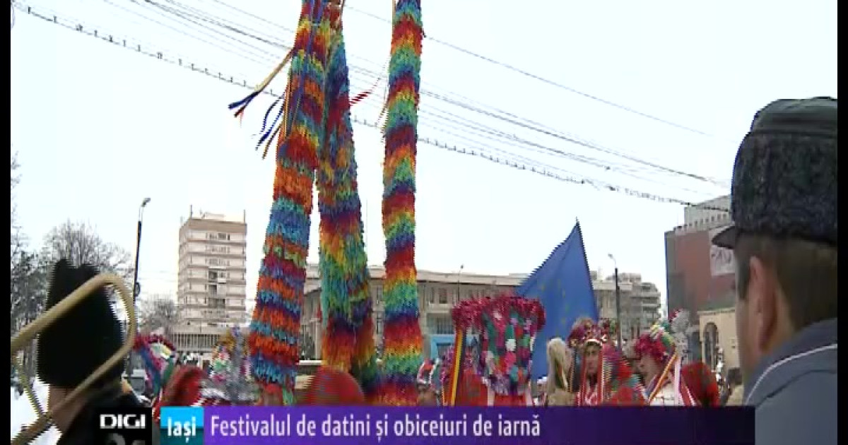 Festival de datini şi obiceiuri de iarnă | Digi24