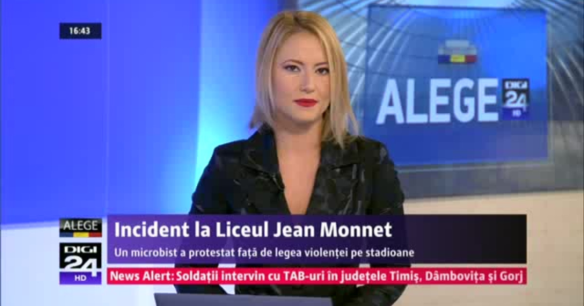 Incident la Liceul Jean Monnet: Suporterul unei echipe de fotbal a ...