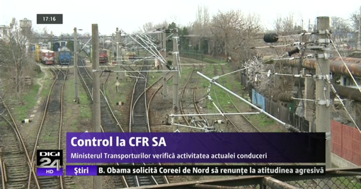 Control la CFR SA. Ministerul Transporturilor verifică activitatea ...