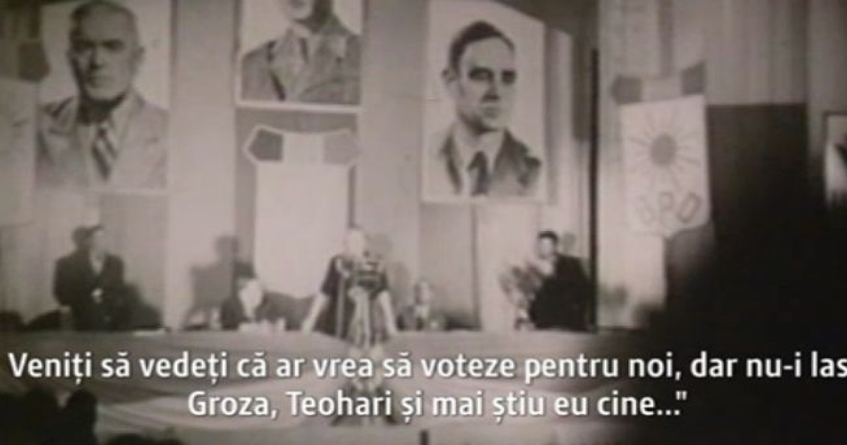 Imagini document. Ana Pauker înfierează partidele istorice | Digi24