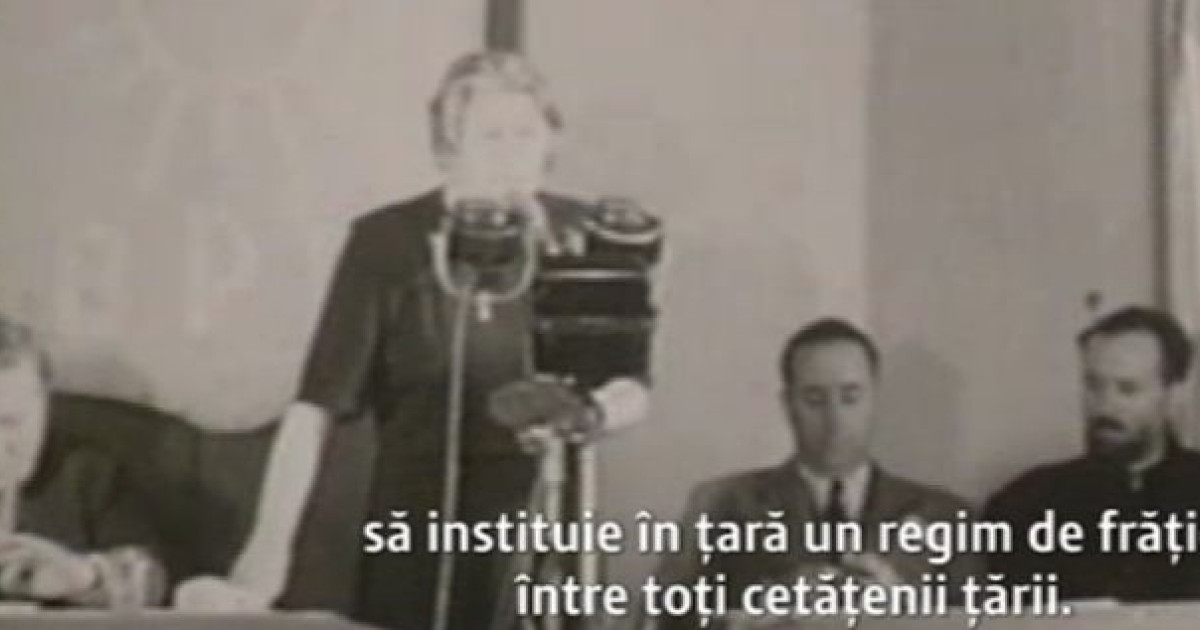 Imagini document. 1946: Ana Pauker, în campanie electorală | Digi24