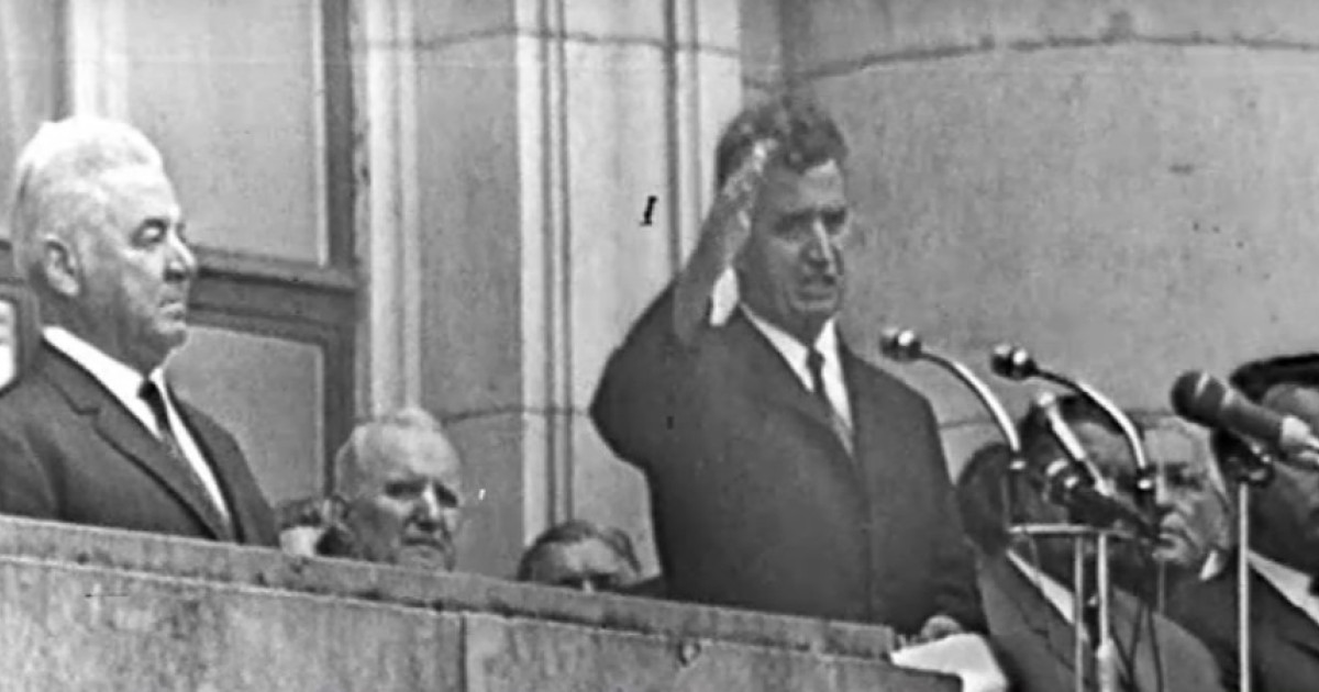 Imagini document. 21 august 1968: Ceauşescu, împotriva ruşilor ...