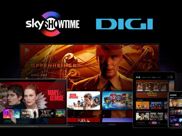 SkyShowtime anunță primul parteneriat în Europa Centrală și de Est cu DIGI România