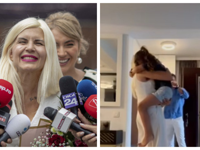 Momentul în care Elena Udrea își reîntâlnește fiica, după ieșirea din închisoare. Micuței nu-i ...