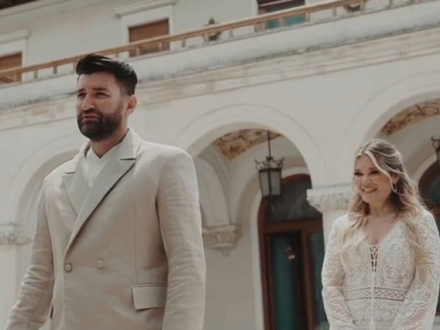 Imagini nemaivăzute, ca dintr-un film, de la nunta lui Smiley cu Gina ...