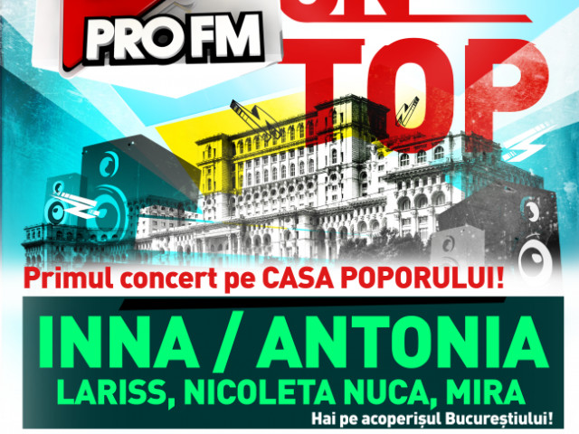 Inna si Antonia canta la PRIMUL concert pe Casa Poporului&& Vino si tu ...