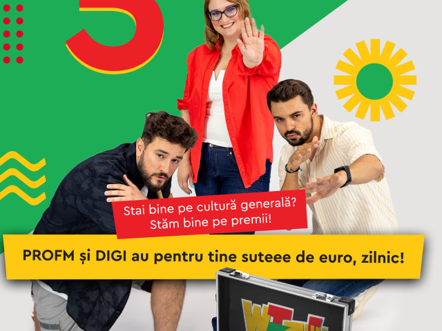 PROFM și DIGI te premiaz& cu sute de euro la What The Fun& 5 TO SURVIVE ...