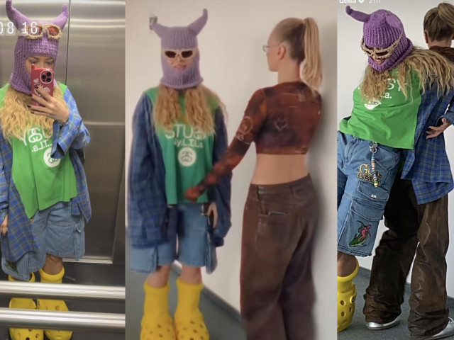 Delia& cu cagul& tricotat& cu coarne& a devenit subiect aprins de ...